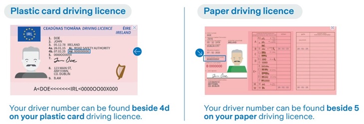 Driver number FAQs | Zurich Ireland